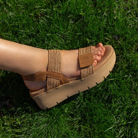 NOVA in BROWN Platform Sandals - OTBT shoes